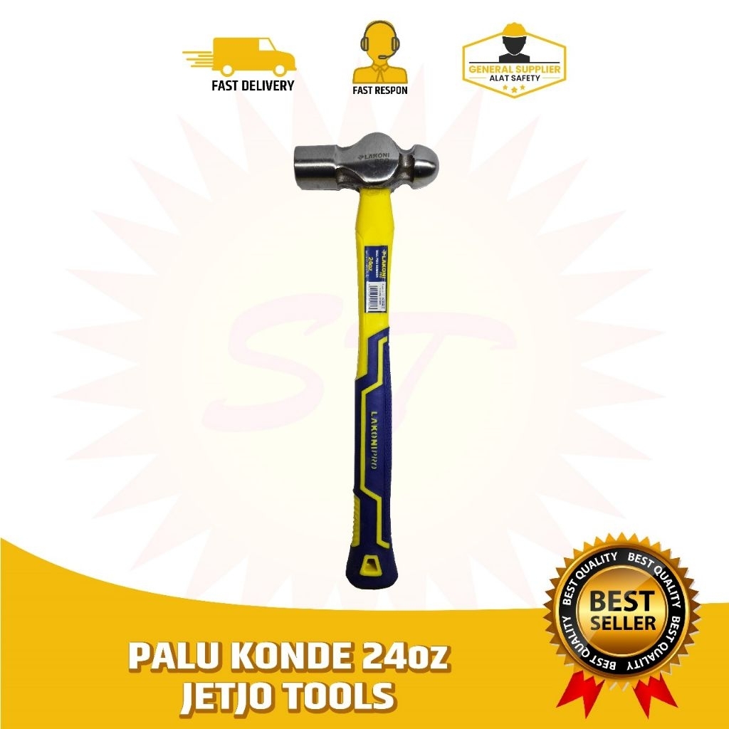 Jual Palu Konde 24 OZ / 24OZ / Ball Pein Hammer JETJO TOOLS / LAKONI ...