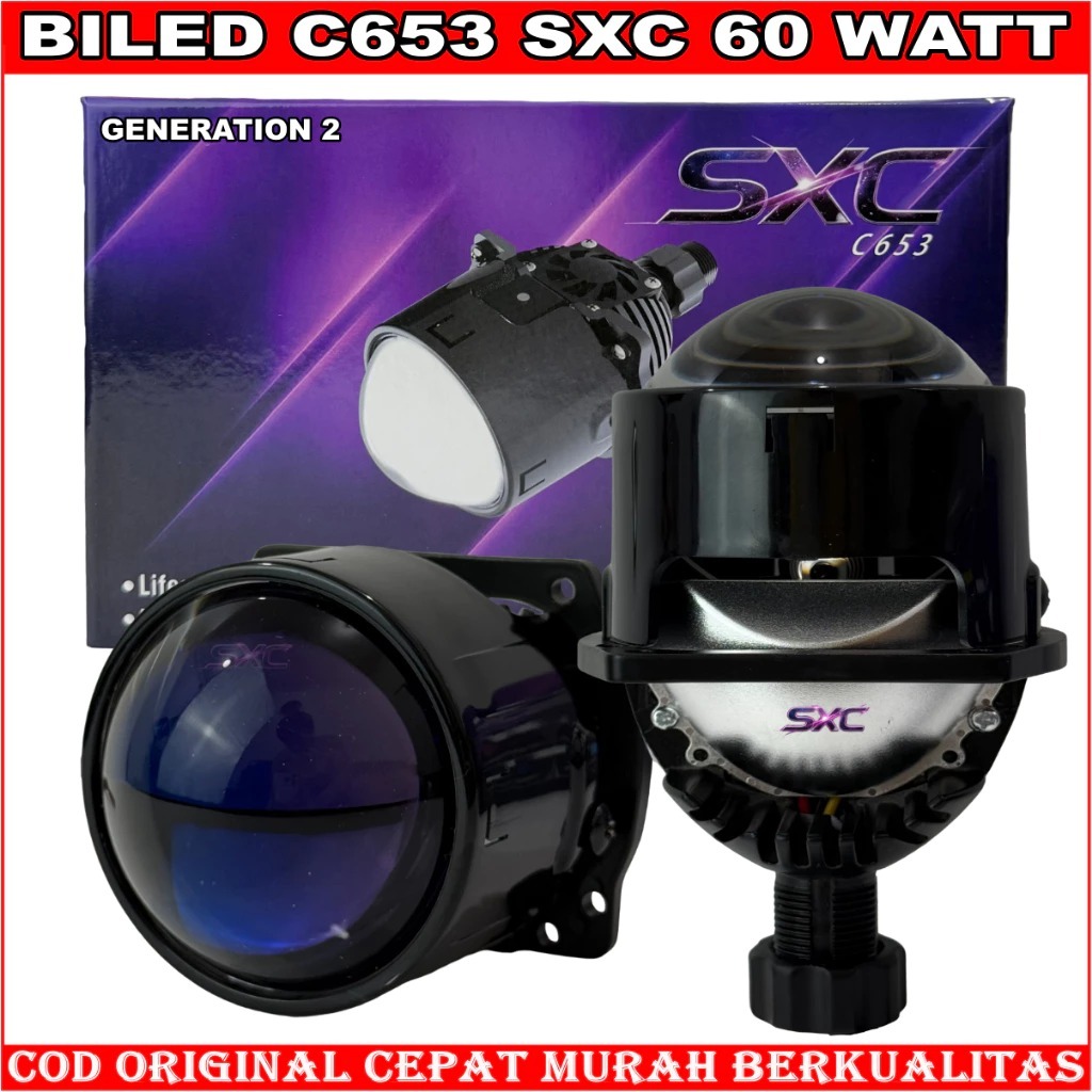 Jual PAKET BILLED PREMIUM ORIGINAL BILED SXC LED 2,5 INCHI 60 WATT ...