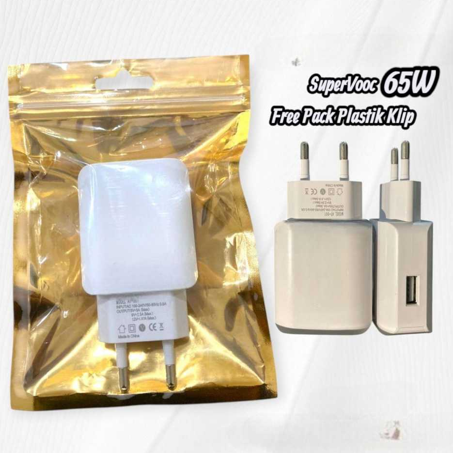 Jual BATOK Charger ORI 65Watt Fast Charger Universal All Tipe Batok 65W ...