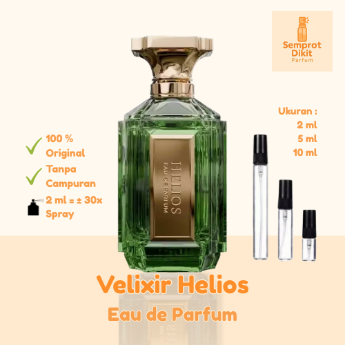 Jual Decant Velixir Helios Eau De Parfum | Shopee Indonesia