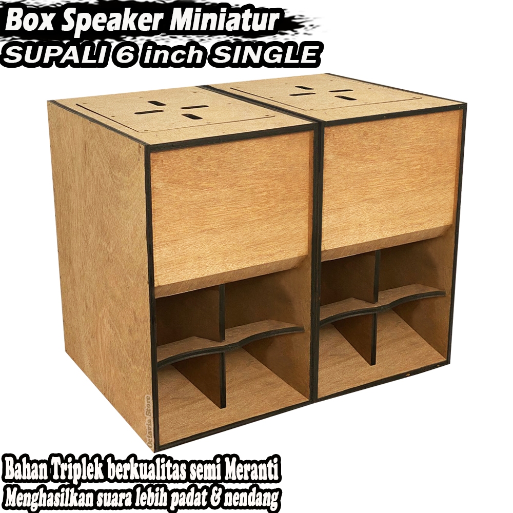 Jual Box Speaker Minitur SUPALI 6 INCH | Shopee Indonesia