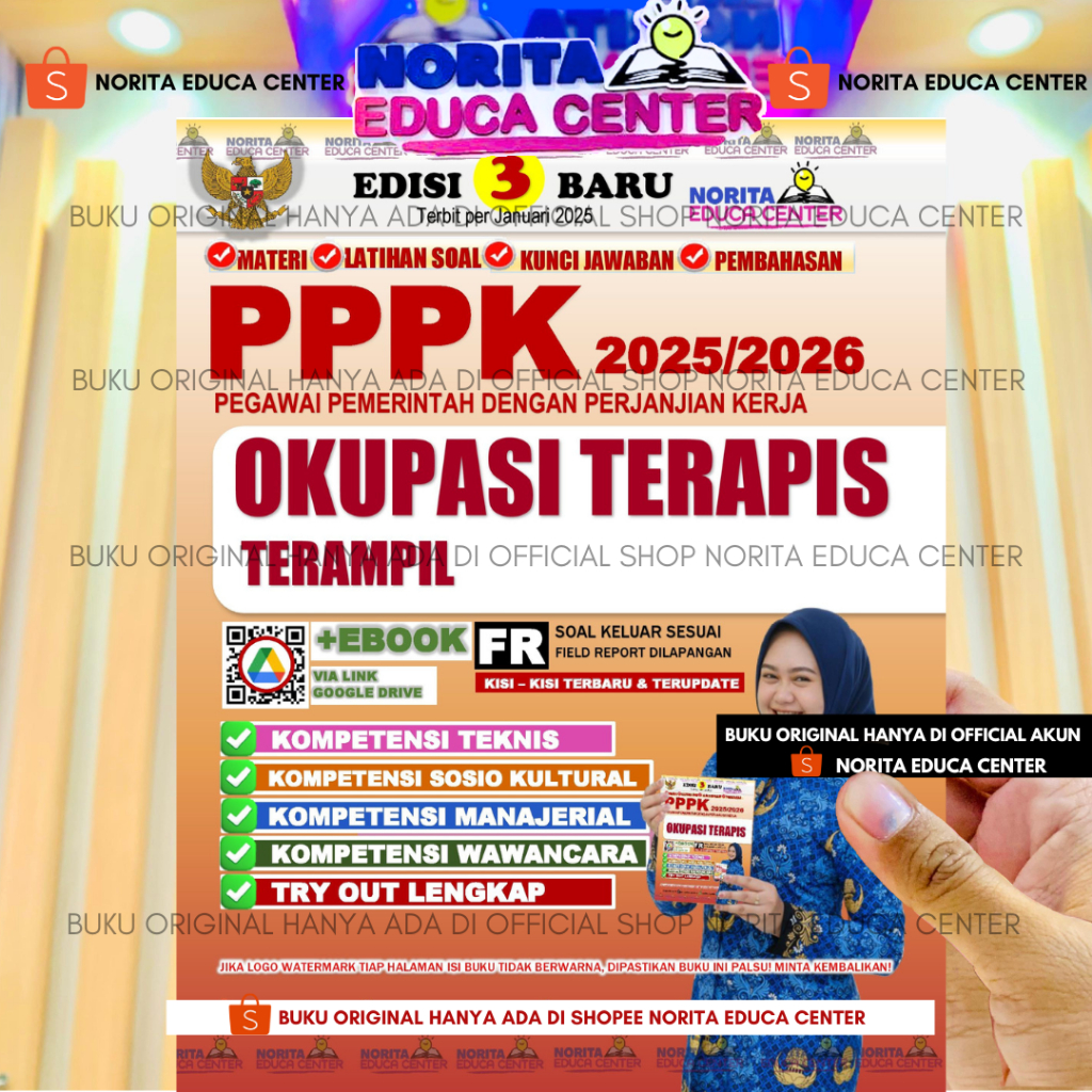 Jual BUKU PPPK OKUPASI TERAPIS TERAMPIL NORITA EDUCA CENTER | Shopee Indonesia