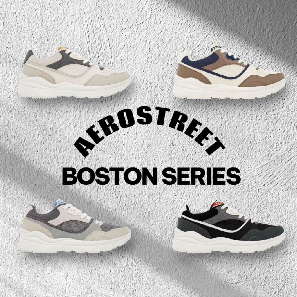 Jual Aerostreet 37-44 Boston Series - Sepatu Sneakers Casual | Shopee ...