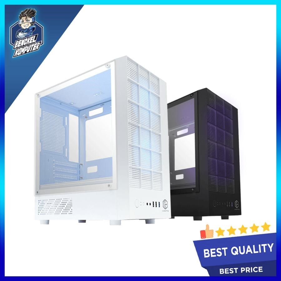 Jual CASING PC CUBE GAMING SHACK 2 FAN RGB (BLACK&WHITE) | Shopee Indonesia