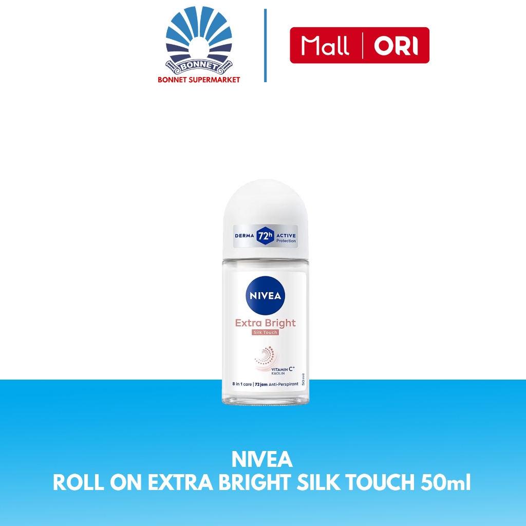 Jual Nivea Roll On Extra Bright Silk Touch 50ml 8999777009281 | Shopee ...