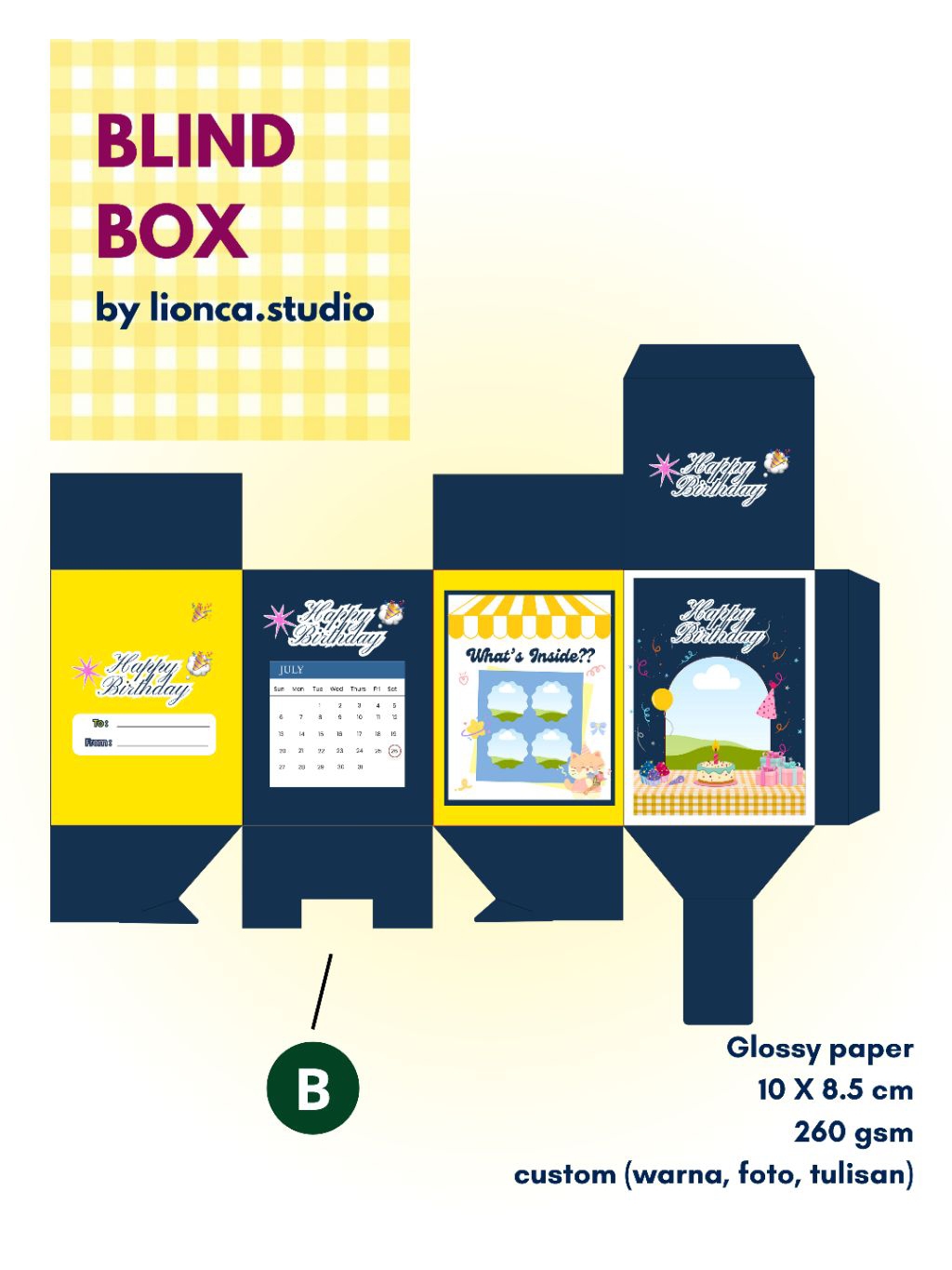 Jual CUSTOM BLIND BOX UNIK TANPA MINIMAL PEMBELIAN [HARGA SUDAH ...