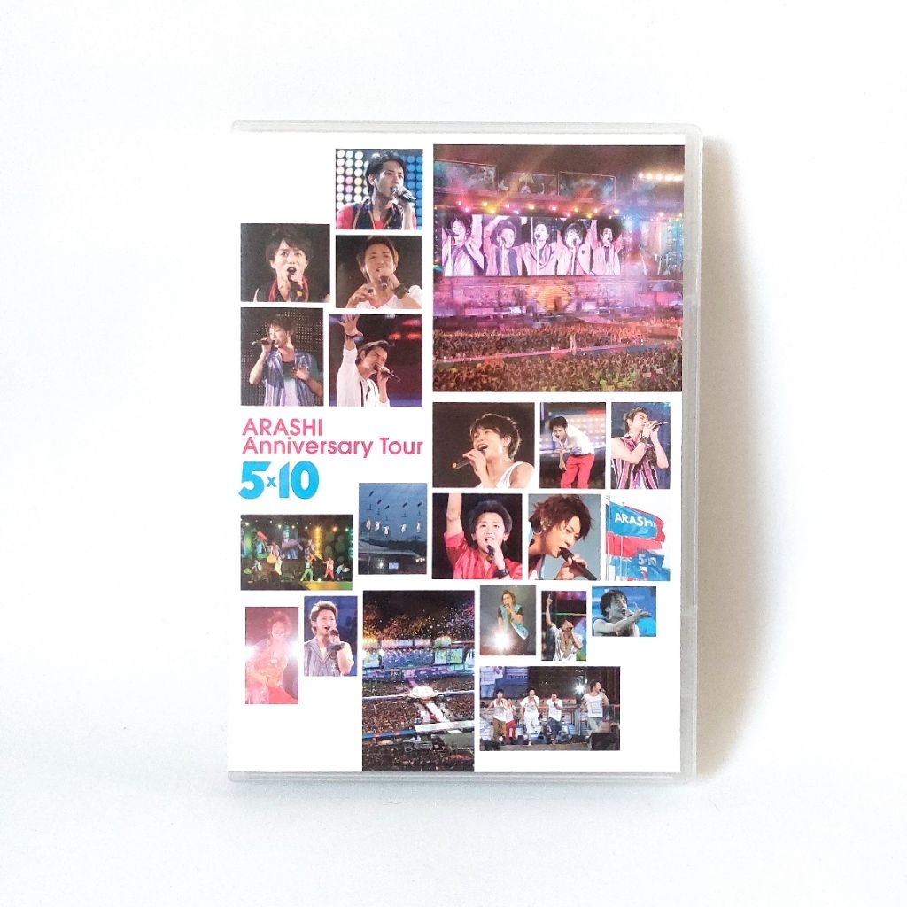 Jual Arashi Concert DVD 5x10 10th Anniversary Sho Sakurai Ninomiya ...