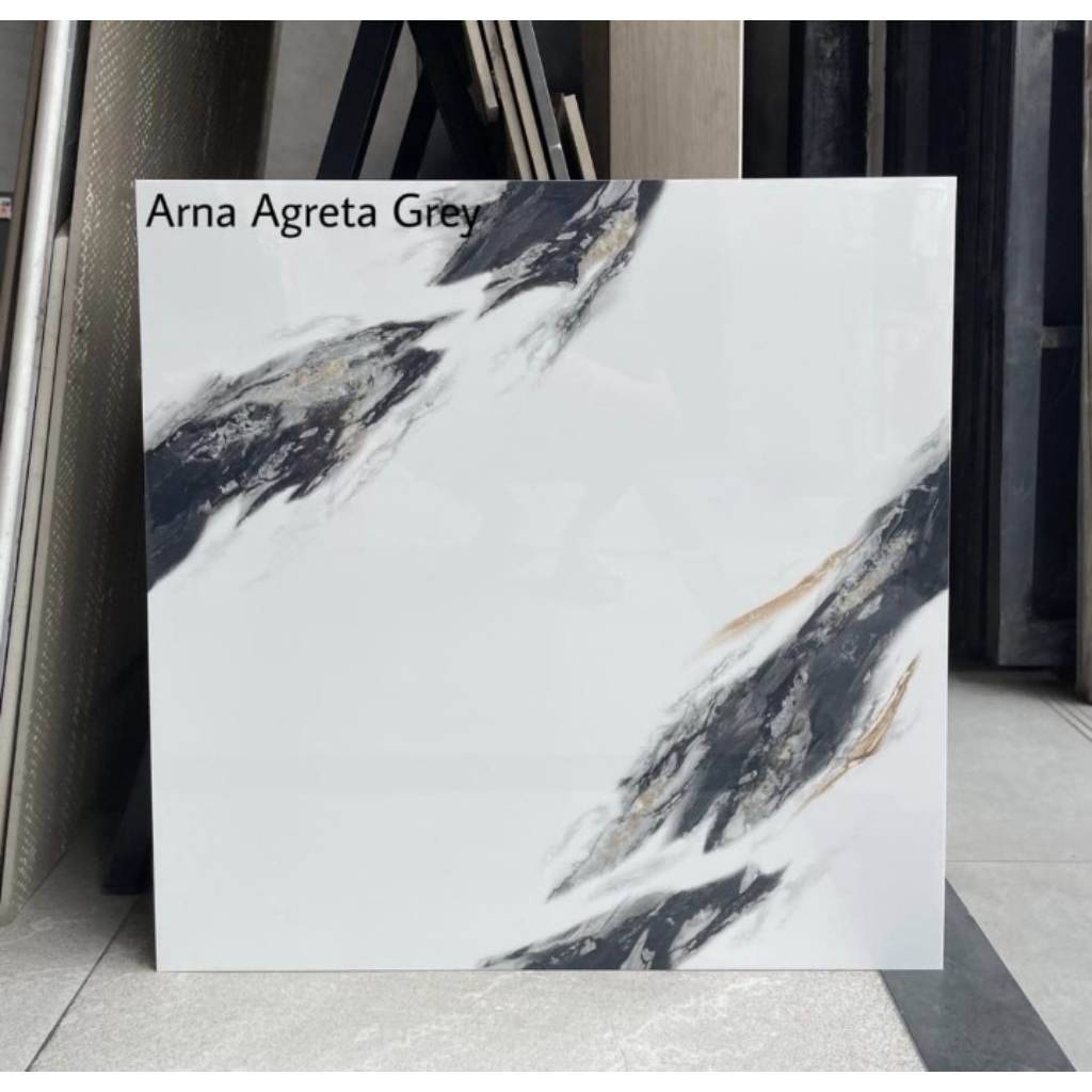 Jual Granit Lantai&dinding 60×60 Corak marmer Arna Agreta grey | Shopee ...