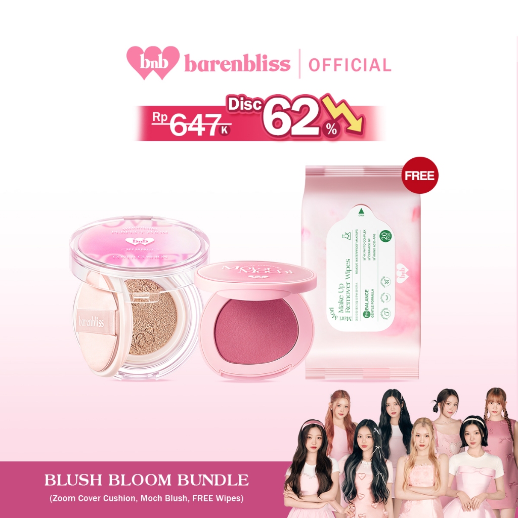 Jual BNB barenbliss Blush Bloom Bundle (Perfect Zoom Cover Cushion ...
