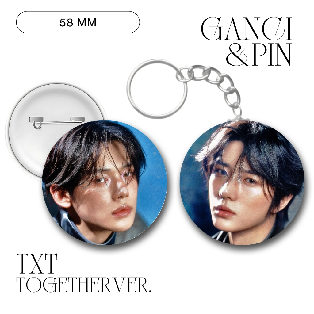 Jual GANCI TXT PIN TOGETHER KEYCHAIN 58 MM GANTUNGAN KUNCI KPOP ...