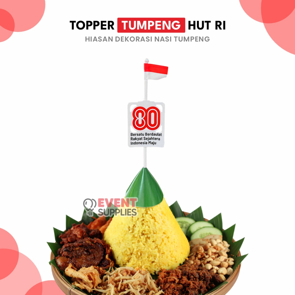 Jual Topper Nasi Tumpeng Dekorasi Hiasan Tusukan Karakter Kemerdekaan ...
