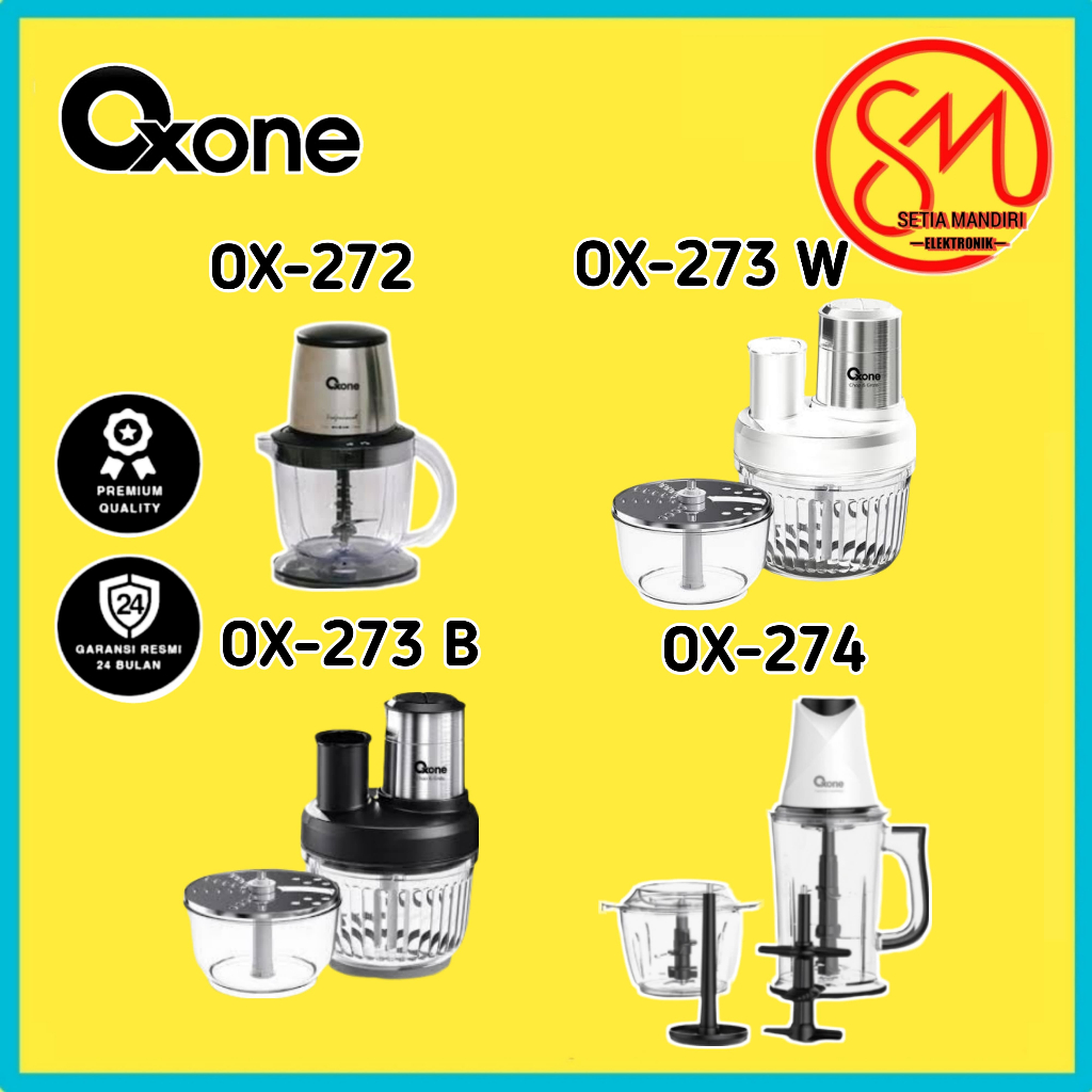 Jual OXONE OX272 Food Processor Chopper Penggiling Daging 1.2 Liter | Shopee Indonesia