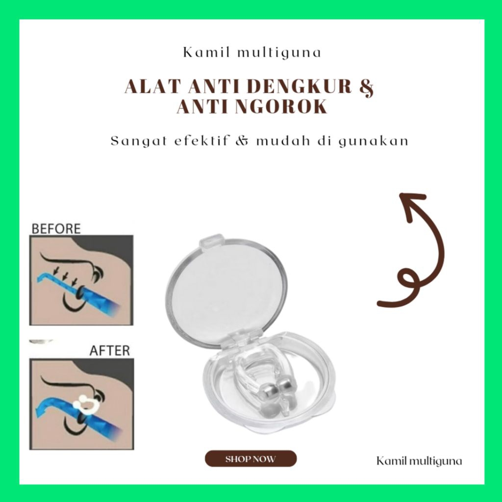 Jual COD ALAT ANTI DENGKUR PENGHILANG NGOROK SNORE FREE MAGNETIC ...