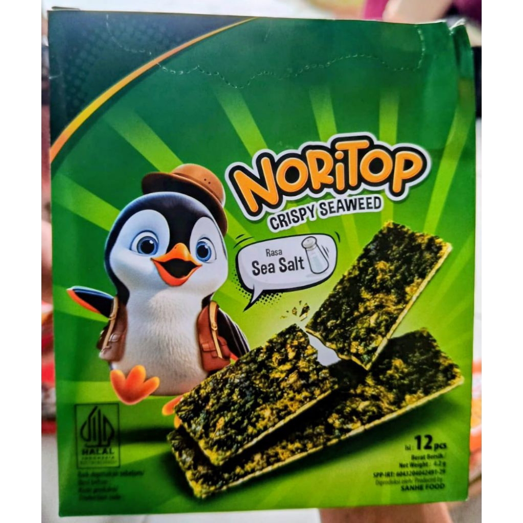 Jual Jual Noritime/Noritop Rasa Mix/Snack Cemilan Rumput Laut/Per Dus ...