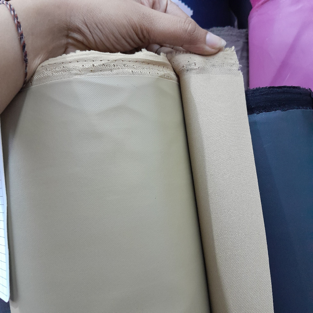 Jual Kain Parasit 300D Coklat Muda/Khaky 1 Roll (isi 44 Meter) | Shopee ...