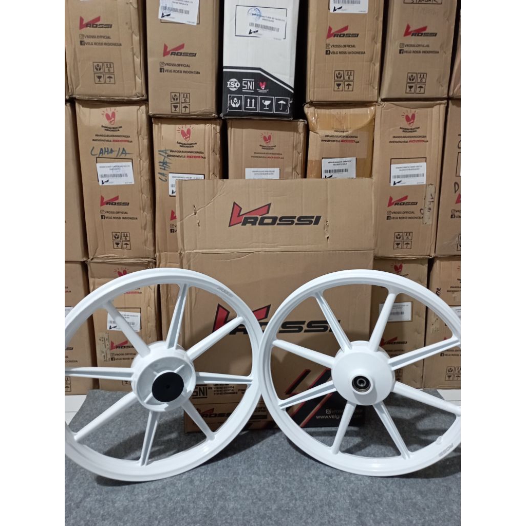 Jual Velg Grand Vrossi Swan Putih Veleg racing motor palang 8 Putih ...