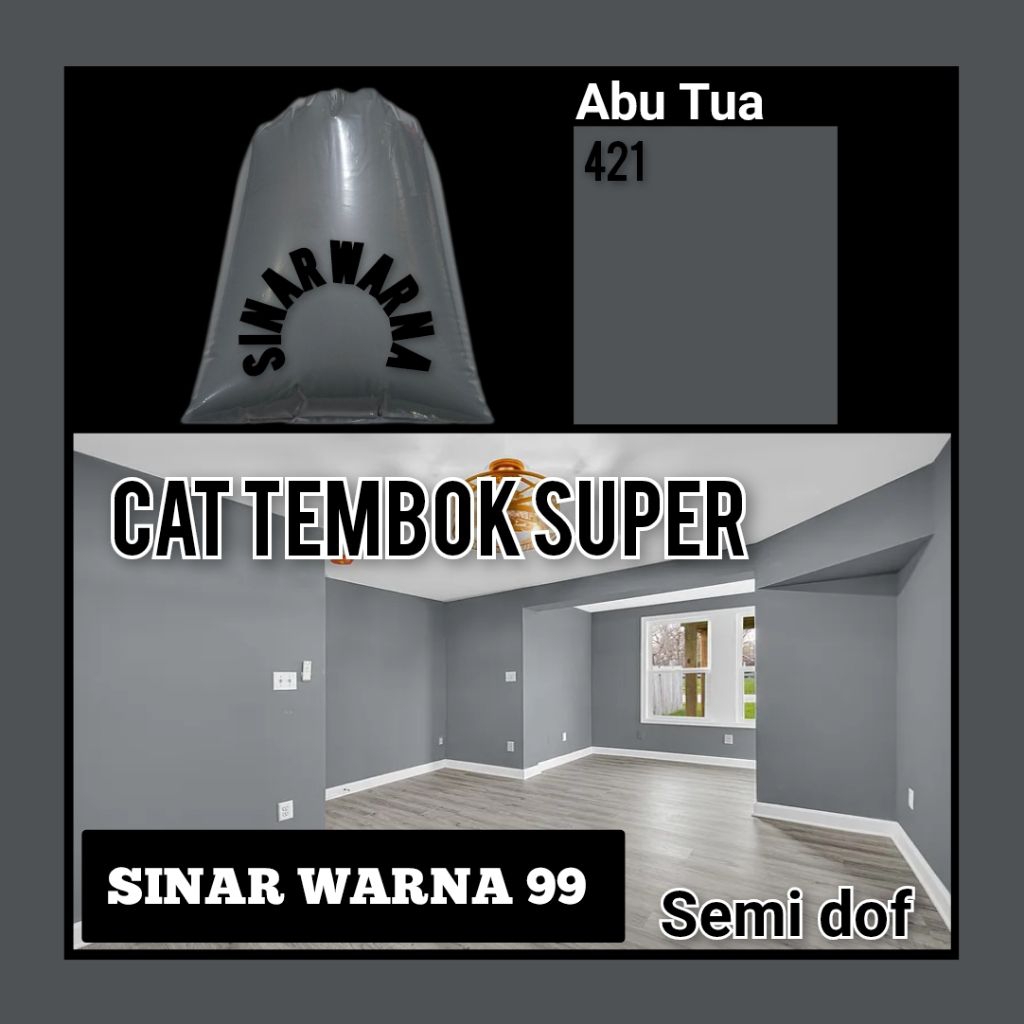 Jual cat tembok abu tua cat tembok 1 kg cat tembok kiloan cat tembok ...