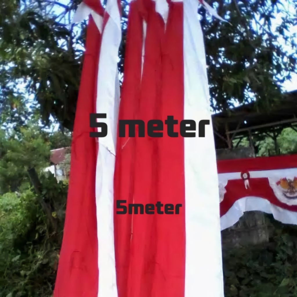 Jual UMBUL 17 AGUSTUS PREMIUM KAIN TETERON PANJANG 4,5M LEBAR 65CM ...