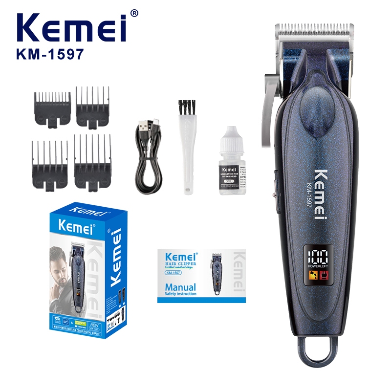 Jual 【COD】Kemei KM-1597 Alat Cukur Rambut Elektrik Hair/clipper cukur rambut Kemei/Clipper ...
