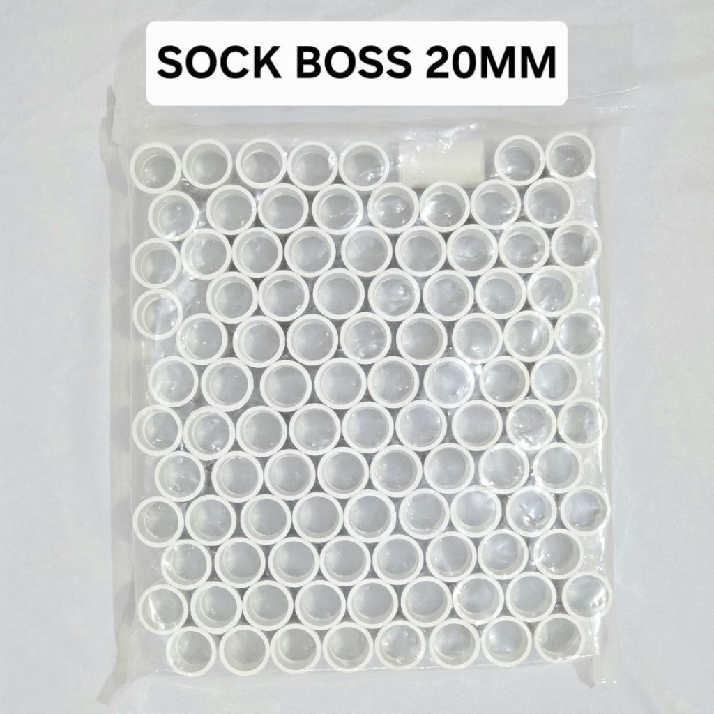 Jual BOSS SOCK PIPA LISTRIK 20MM PUTIH / SOK SAMBUNGAN LURUS PIPA ...