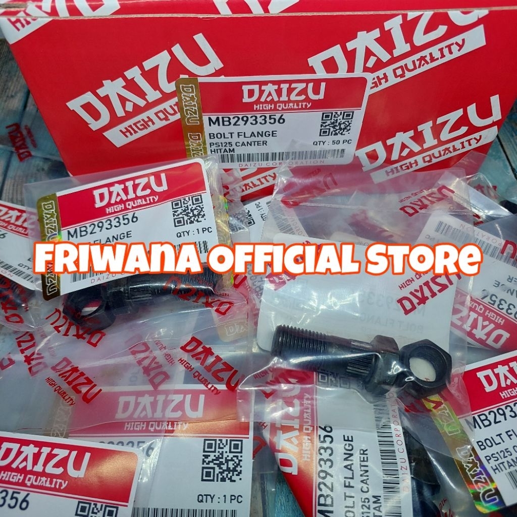 Jual Baut Kopel Bolt Flange Ps125 Canter MB293356 Hitam Daizu | Shopee ...
