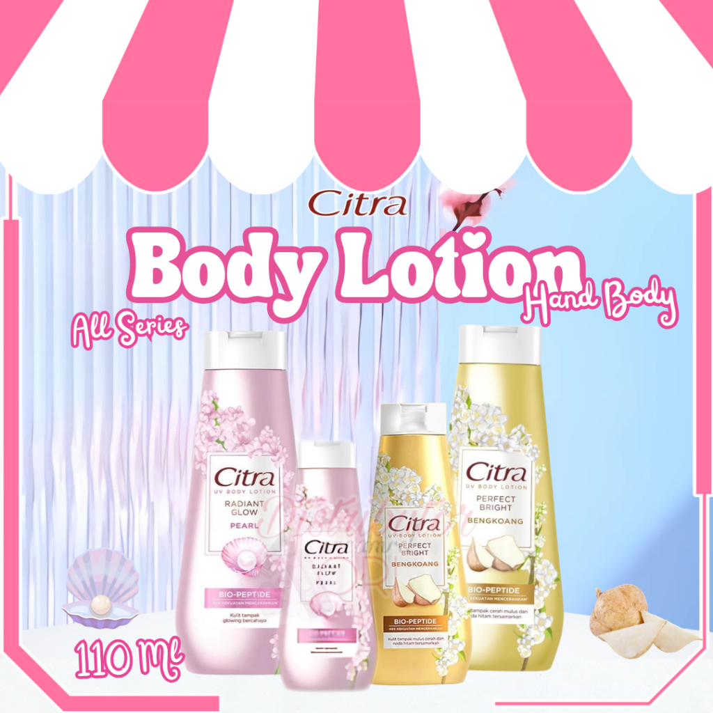 Jual Citra Hand Body Lotion 110ml / 210 ml / 60 ml / RADIANT GLOW PEARL / RADIANT GLOW BENGKOANG ...