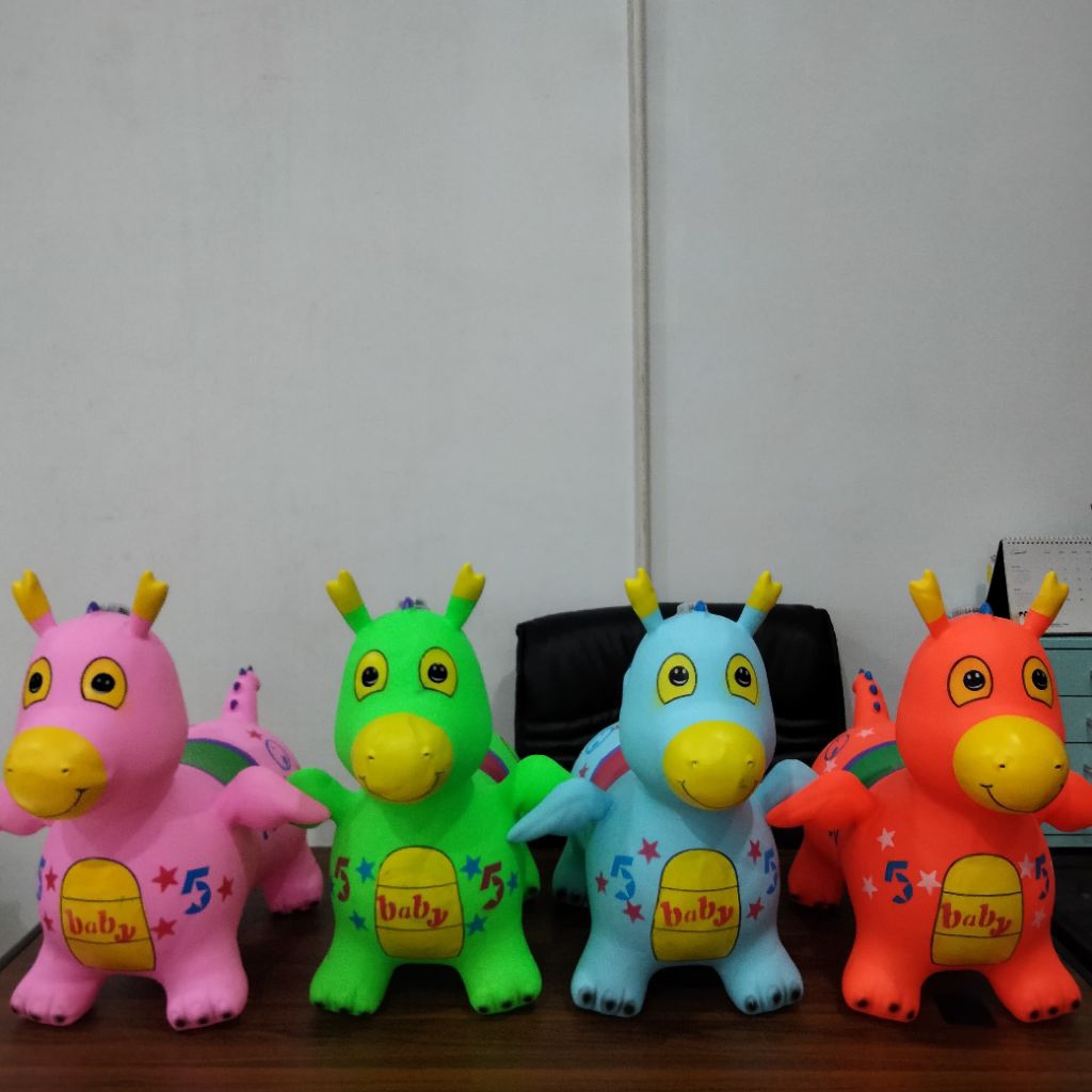Jual Animal Jumping Music Motif Naga / Mainan kuda-kudaan anak / WH-15 ...