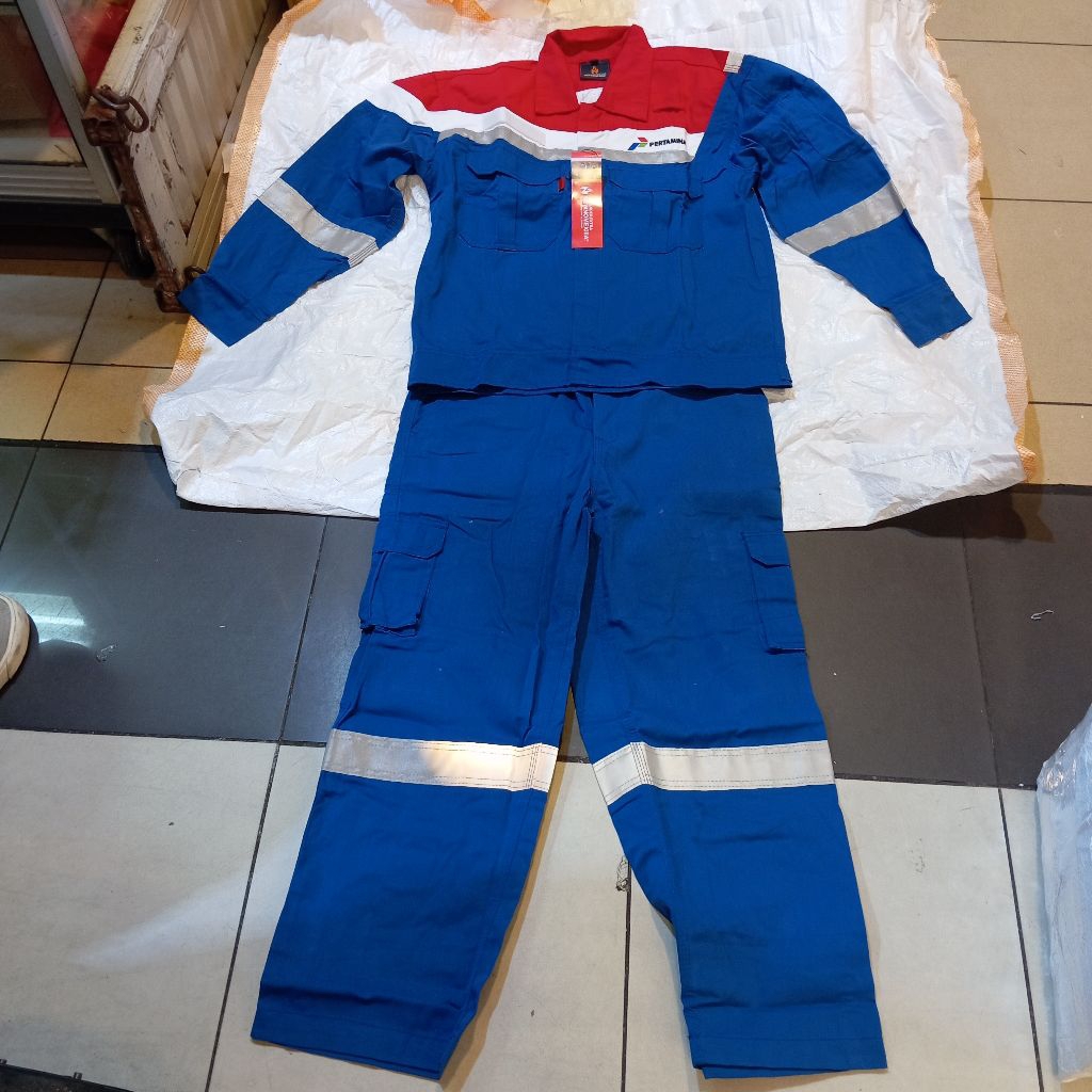 Jual Wearpack baju celana pertamina/baju celana nomex pertamina ...