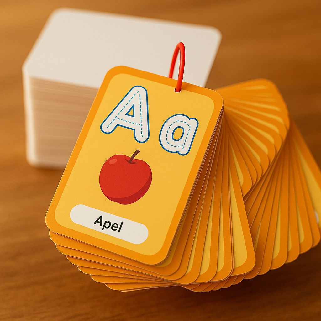 Jual KARTU ABJAD HURUF FLASH CARD MAINAN EDUKASI | Shopee Indonesia