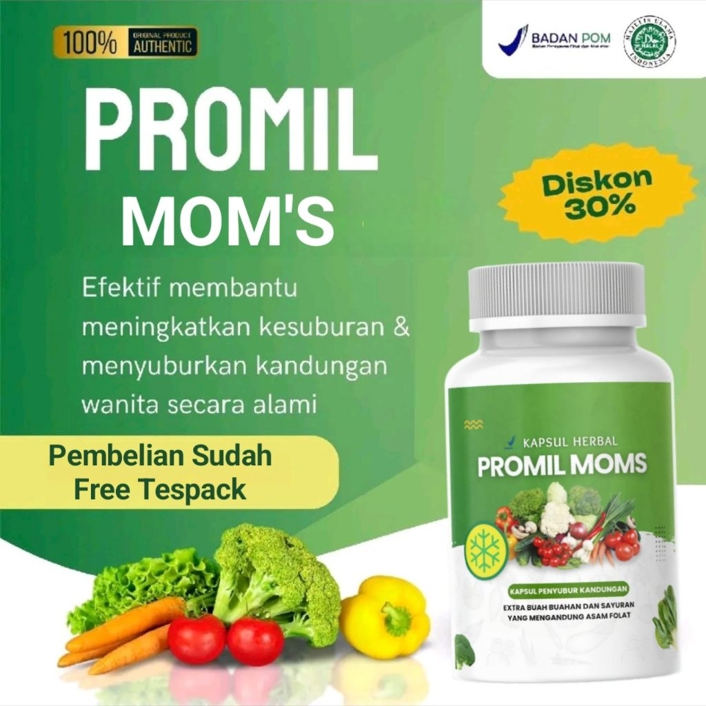 Jual Promil Moms Penyubur Kandungan Promil Cepat hamil suami istri ...