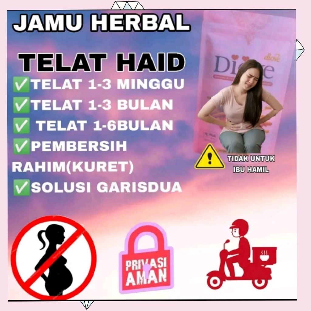Jual Dlove Jamu Herbal Vitamin Herbal Untuk Melancarkan Siklus Datang ...