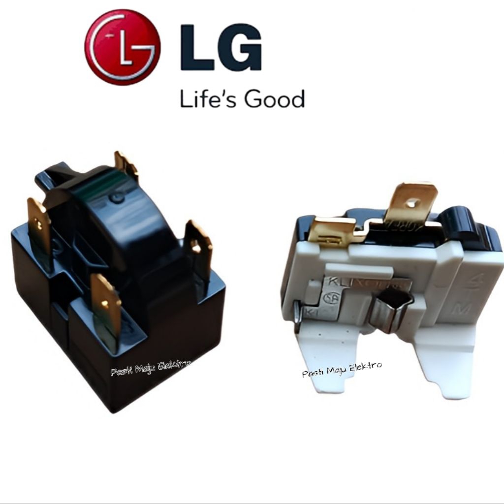Jual 1 Set Relay + PTC Overload untuk Kulkas LG 2 Pintu – Relay Kulkas ...