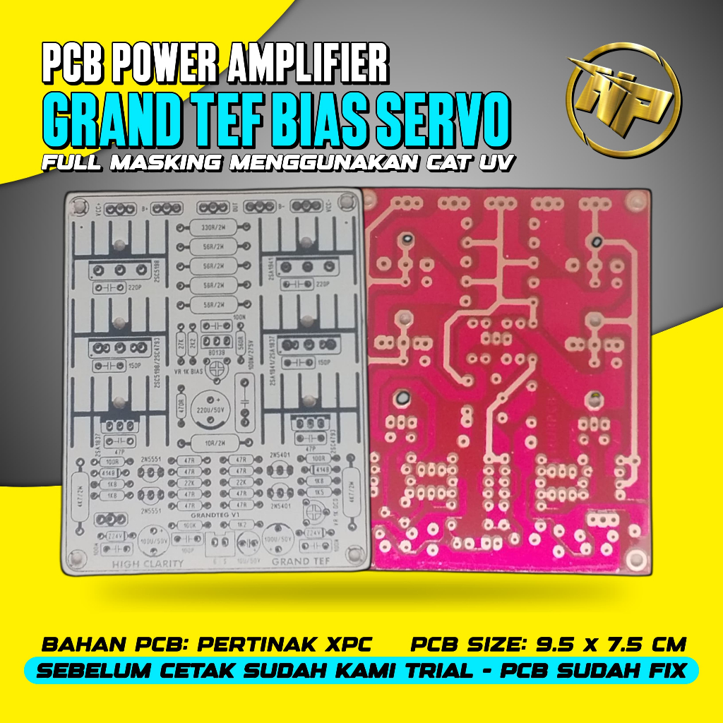 Jual NUR PCB | Pcb grand bias servo | pcb amplifier subwoofer | power ...