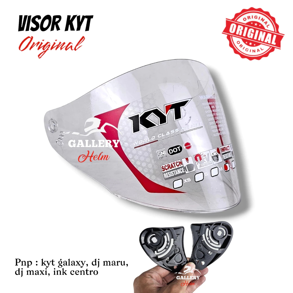 Jual VISOR FLAT R KYT ORIGINAL | KACA HELM KYT GALAXY, DJ MARU, INK CENTRO-KACA HELM FLAT R KYT ...