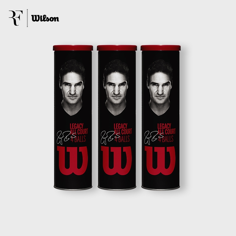 Jual [ BUY 1 GET 3 ] Wilson RF ROGER FEDERER LEGACY Bola Tenis 4-Ball ...