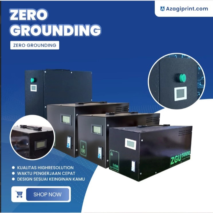 Jual EXO ZGU5000 WATT Zero Grounding 5k Tegangan Listrik 5KVA Zero ...