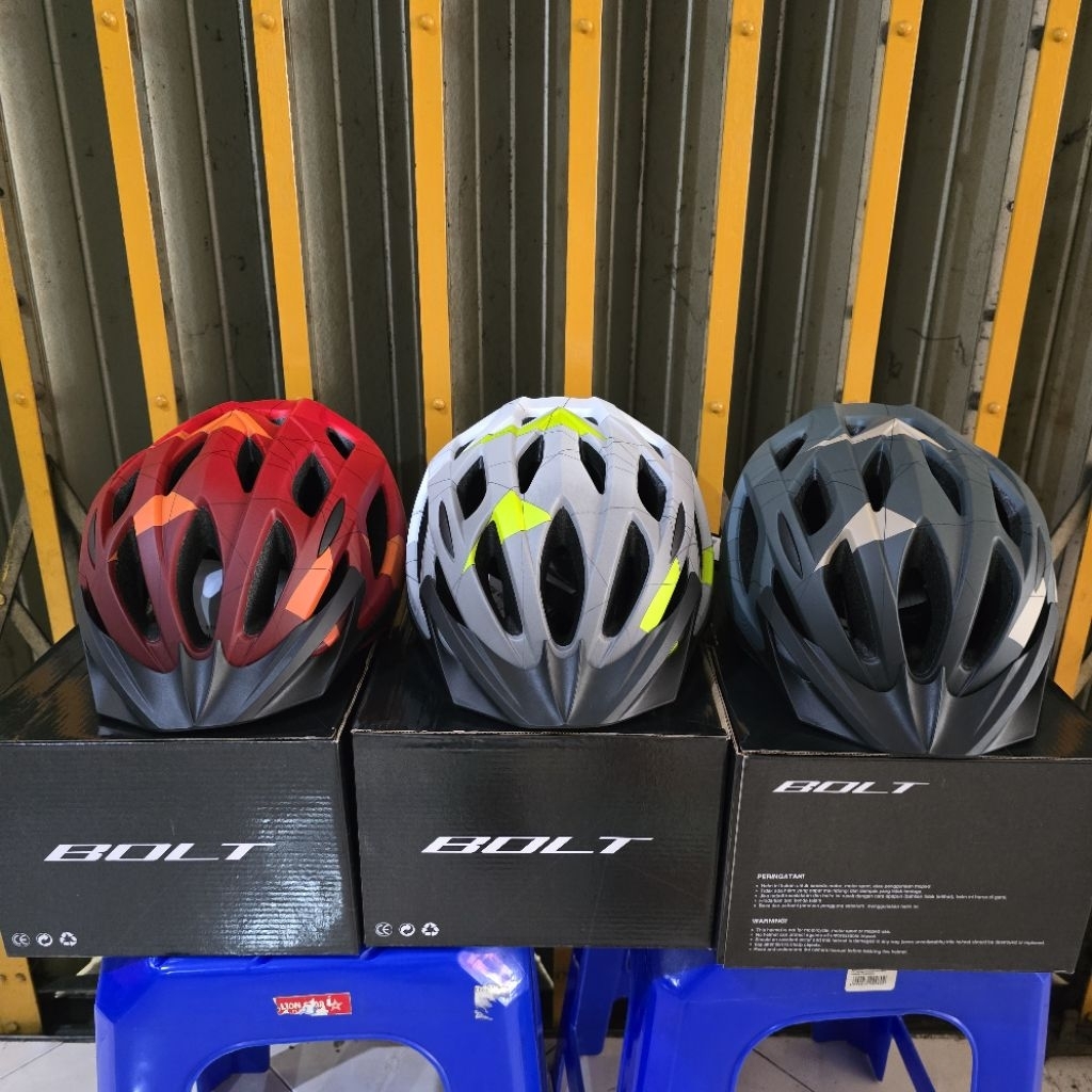 Jual Helm Sepeda Helmet Bolt Polygon MTB Lipat Seli CTB Fixie Terbaru ...