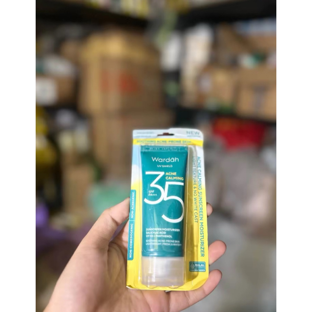 Jual WARDAH UV SHIELD ACNE CALMING SPF 35 PA+++ 25ML/ SPF 50 PA+++ 25ML | Shopee Indonesia