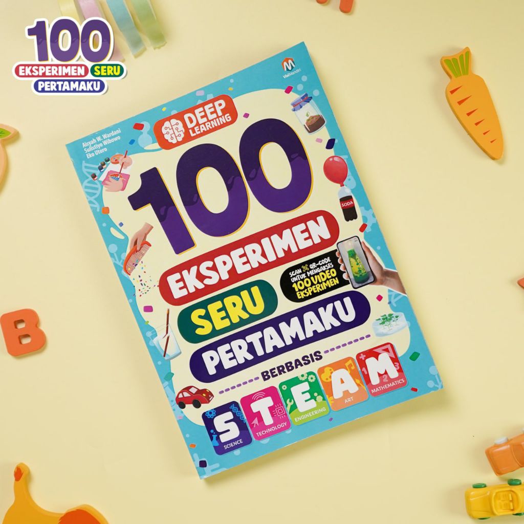 Jual [ZIYADBOOKS] 100 Eksperimen Seru Pertamaku Berbasis STEAM ...