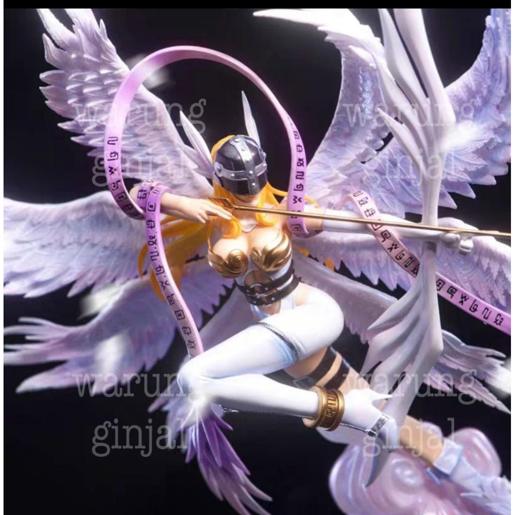 Jual Figure / statue PVC Digimon - Angewomon panah / Wolfmon | Shopee ...