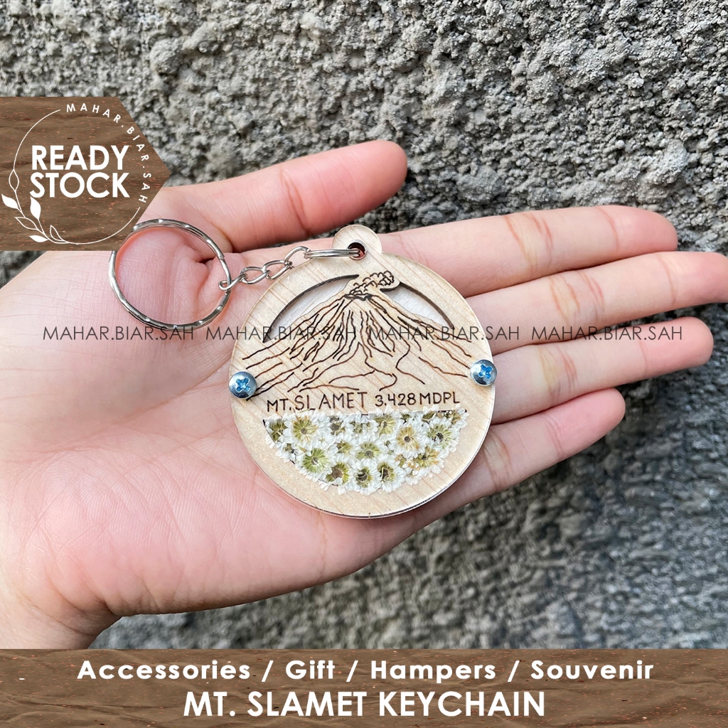 Jual RS MT SLAMET Keychain / Gantungan Kunci Kayu & bunga oleh oleh ...
