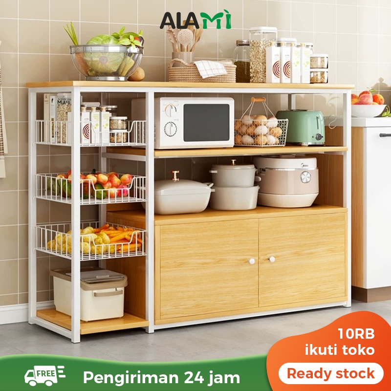 Jual Alami Rak Oven Microwave/ Rak Oven/ Kitchen Rack/ Rak Microwave ...