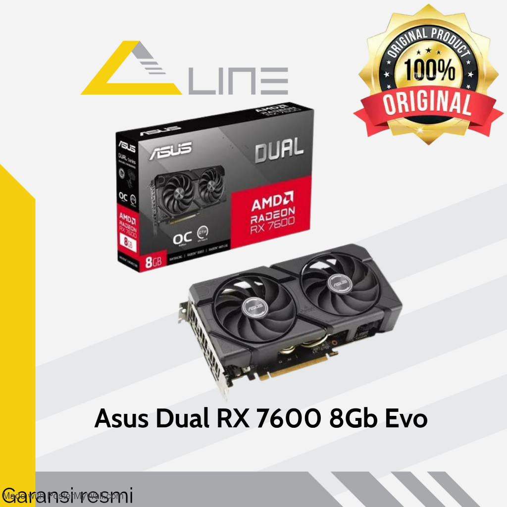 Jual ASUS DUAL AMD RADEON RX 7600 EVO OC 8GB GDDR6 | Shopee Indonesia