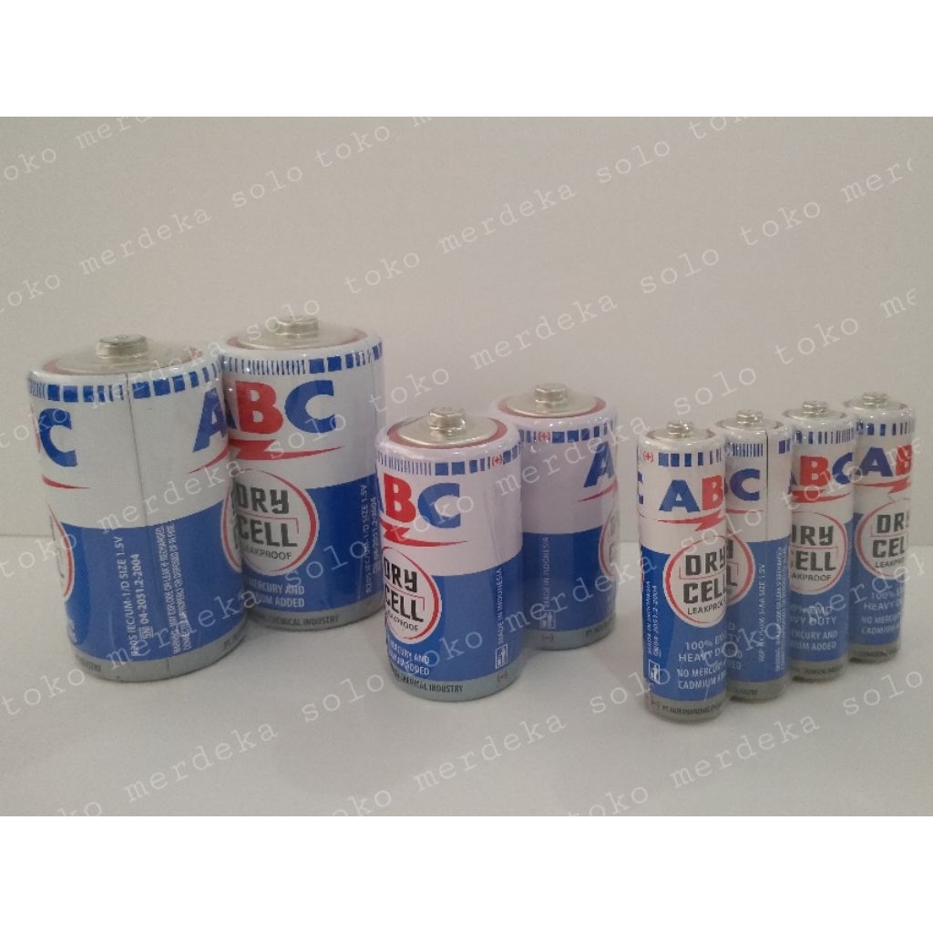 Jual Batu Baterai ABC Besar R-20 | Shopee Indonesia