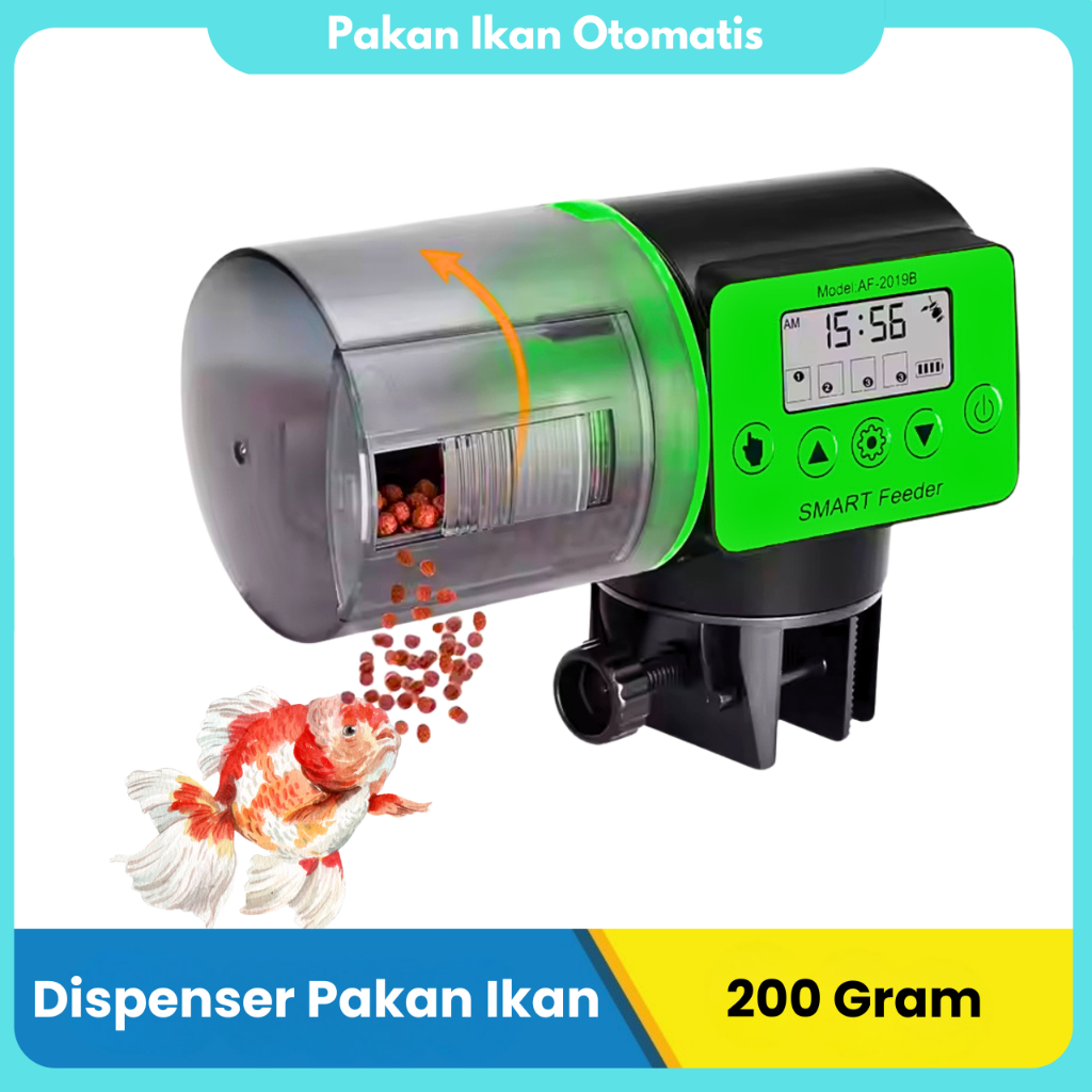 Jual Pemberi Makan Ikan Otomatis Food Fish Automatic Smart Feeder ...