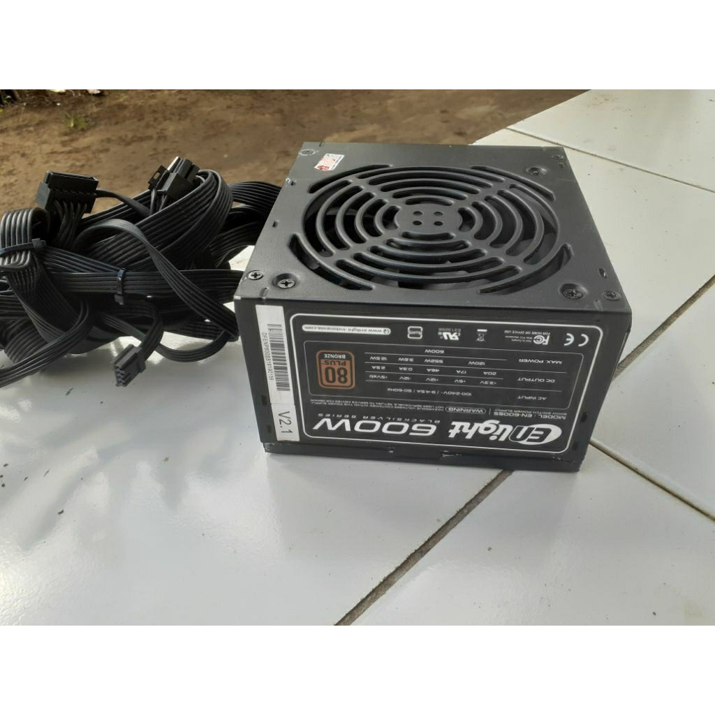 Jual Psu Power Supply Enlight 600W | Shopee Indonesia