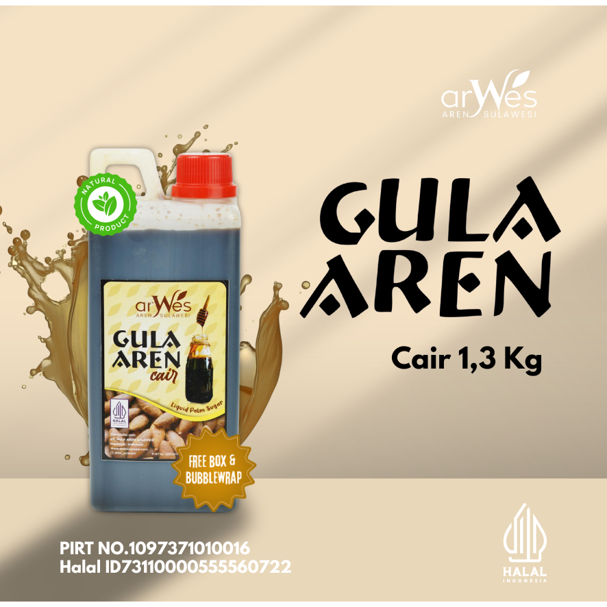 Jual Gula Aren Cair Liquid Palm Sugar Asli 1 Liter Jerigen - Arwes ...