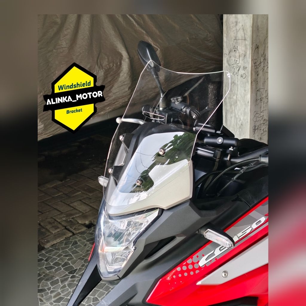 Jual Visor Windshield Honda cb150x cbx150 model standar | Shopee Indonesia