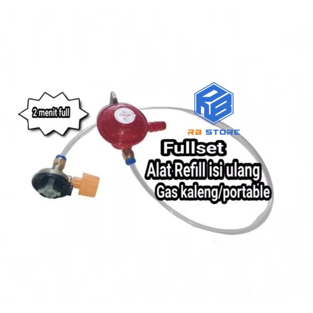 Jual Fullset Alat refill isi ulang gas kaleng / portable refil gas ...