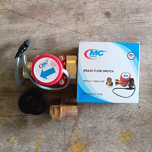 Jual MC PUMP Brass Flow Switch Control MCFLS - 1 X 3/4 & 1/2 Inch ...